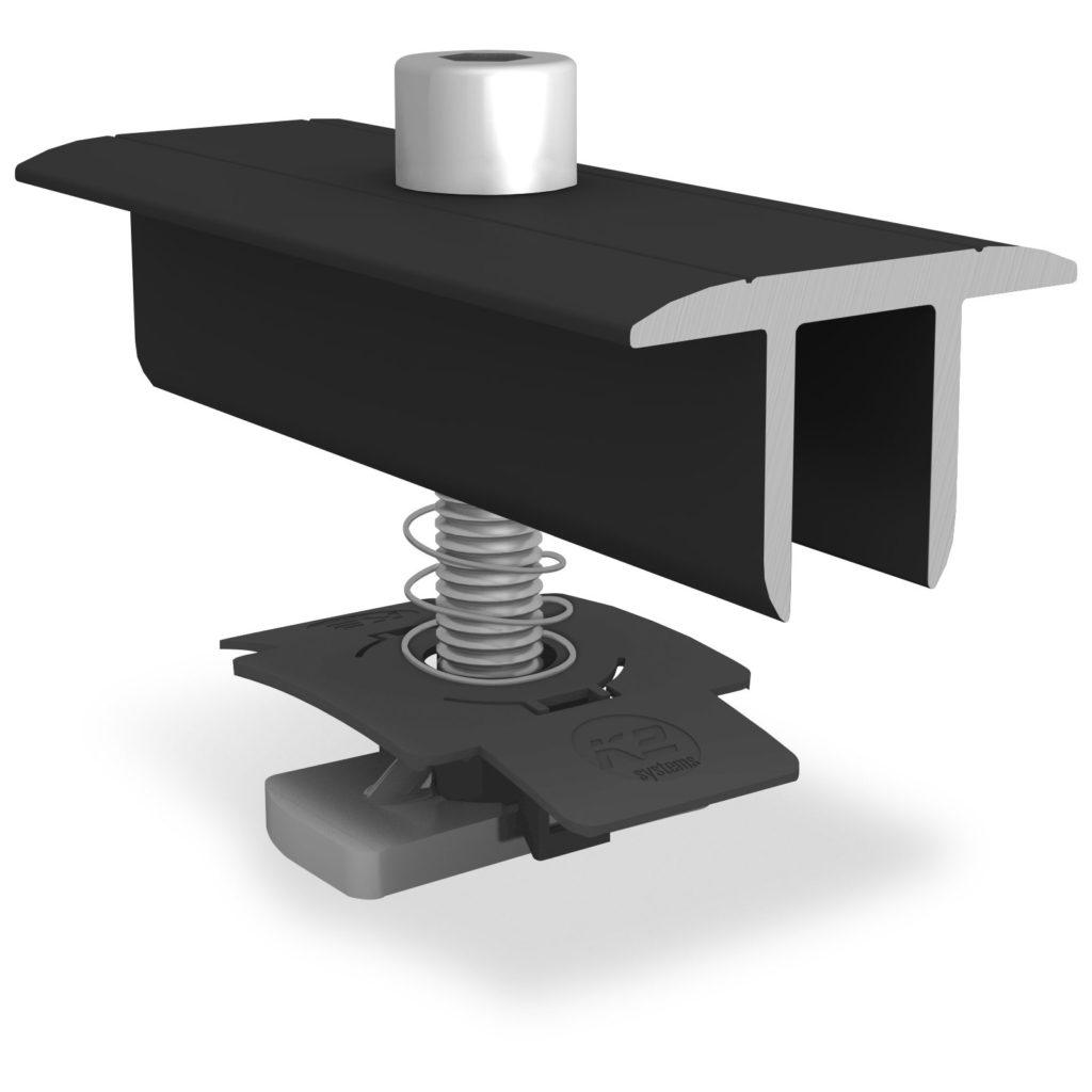 K2 1005157 Modulmittelklemme XS Set 30-33 mm, Schwarz eloxiert – MAXSEL ...